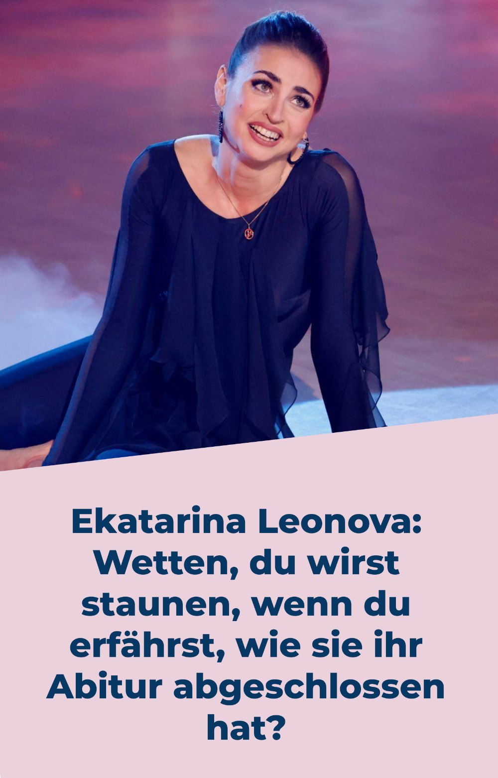 Ekaterina Leonova: Spannende Infos über die Profitänzerin